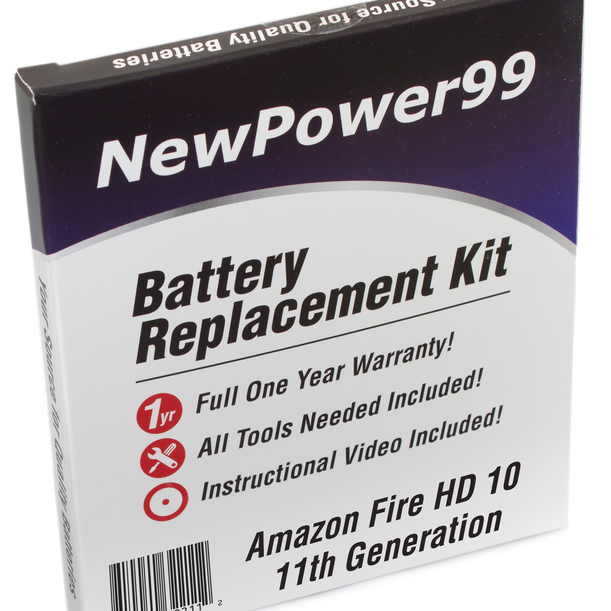 Amazon Fire HD 10 11th Generation Battery Replacement Kit with Tools ...