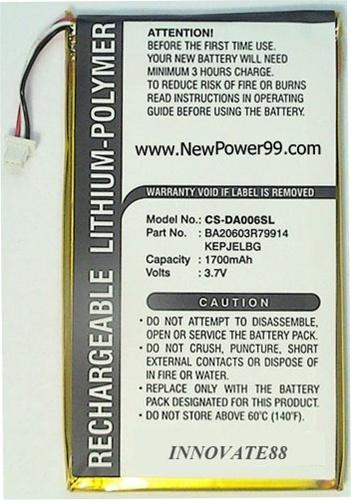 NewZen Vision M Battery.com: Creative Labs Zen Vision M - Extended Life ...