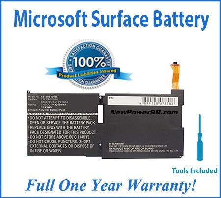 Microsoft Surface Battery Replacement Kit - Extended Life — NewPower99.com